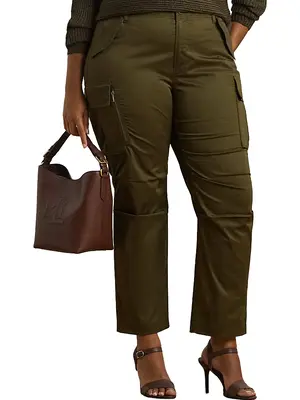 Ralph Lauren Ralph Lauren Cotton Sateen Cargo Pant Botanic Green