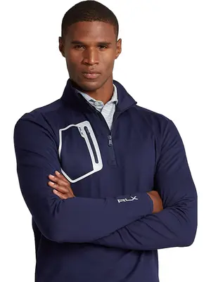 Ralph Lauren Ralph Lauren Performance Jersey Quarter-Zip Pullover French Navy