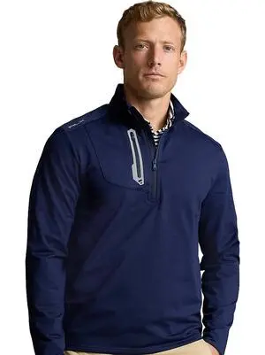 Ralph Lauren Ralph Lauren Performance Jersey Quarter-Zip Pullover Refined Navy