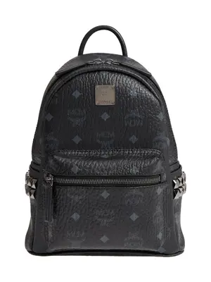 Mcm MCM Stark Mini Backpack With Studs Black