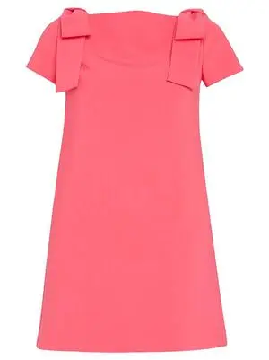 Carolina Herrera Bow Detail Shift Dress - Azalea