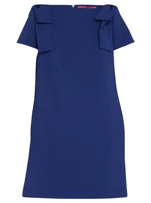 Carolina Herrera Carolina Herrera Bow Detail Shift Dress Midnight
