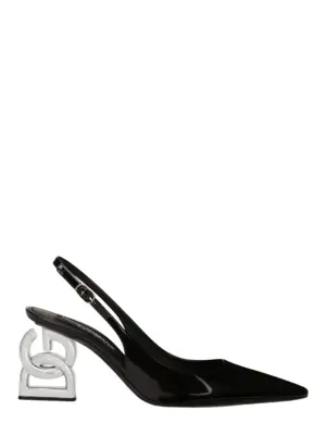 Dolce & Gabbana - 3.5 Dolce & Gabbana Patent Leather Slingback Pumps