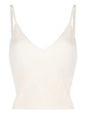 RALPH LAUREN Ribbed-Knit Vest Top
