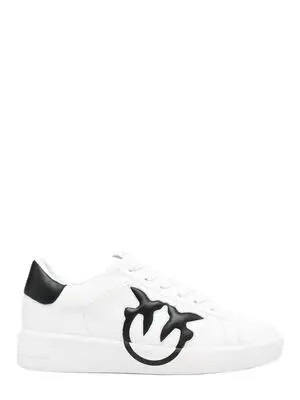 Pinko Side Lovebird-patch Low-top Sneakers - White