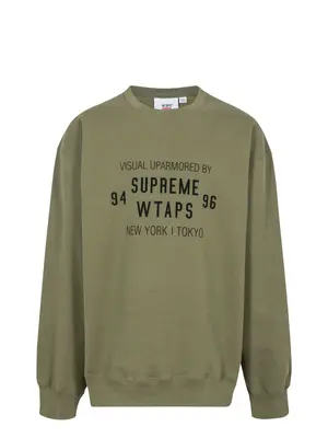 SUPREME Supreme X WTAPS Crew-Neck Sweatshirt