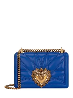 Dolce & Gabbana Medium Devotion Shoulder Bag - Blue