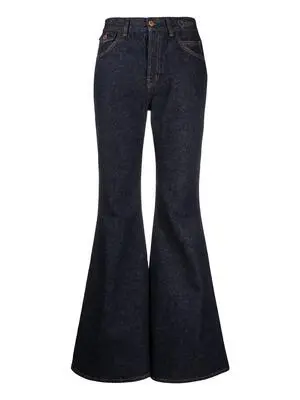 Chloé High-waisted Flared Jeans - Blue