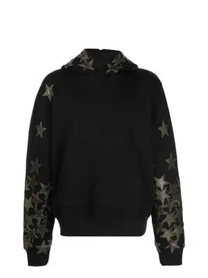Amiri Star-patch Hoodie - Black