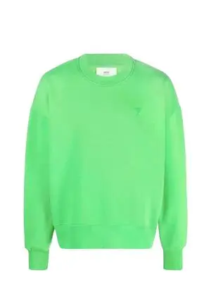 Ami De Coeur Embroidered Sweatshirt - Green