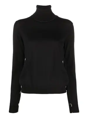 MAISON MARGIELA High-neck Jumper - Black