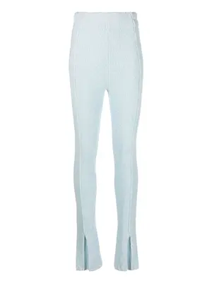 ROTATE BY BIRGER CHRISTENSEN ROTATE BIRGER CHRISTENSEN Flared-Cuff Knitted Trousers