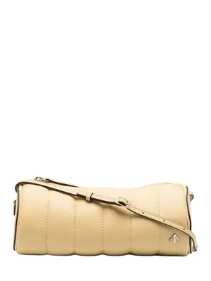 Manu Atelier Padded Cylinder Shoulder Bag - Neutrals