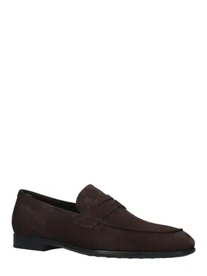TOD'S Suede Gomma Leggero Loafers - Brown