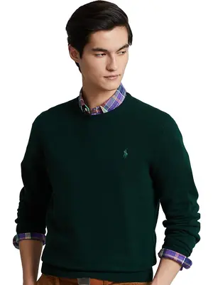 Ralph Lauren Ralph Lauren Wool Crewneck Sweater Hunt Club Green