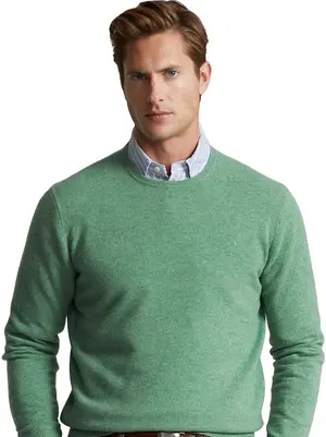 Ralph Lauren Ralph Lauren Wool Crewneck Sweater New Seafoam Heather