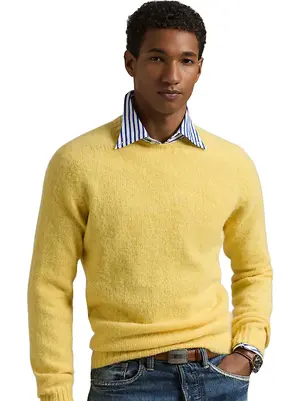 Ralph Lauren Ralph Lauren Wool Crewneck Sweater Yellow
