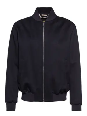 Loro Piana Ivy Cashmere Bomber Jacket - Blue