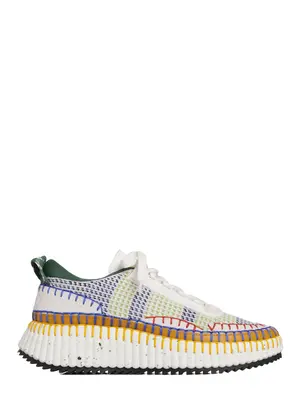 Chloé CHLOÉ Nama Sneakers Multicolor Green 1