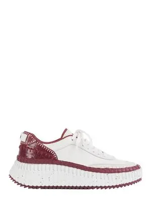 Chloé CHLOÉ Nama Sneakers Red