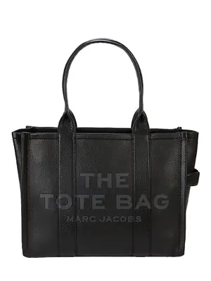 Marc Jacobs Leather Large Tote Bag - Black