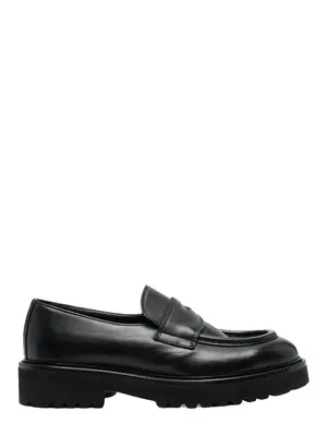 DOUCAL'S Ridged-sole Loafers - Black