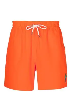 Polo Ralph Lauren Traveler Polo Pony Swim Shorts - Orange