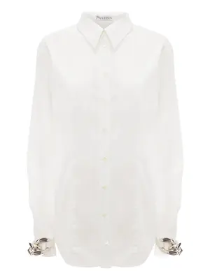 JW ANDERSON JW Anderson Chain-Link Poplin Shirt