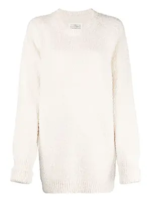 MAISON MARGIELA Crew-neck Knitted Jumper - White