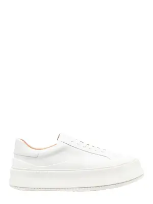 JIL SANDER Lace-up Platform Sneakers - White