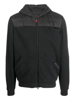 Kiton Zipped Hooded Jacket - Black
