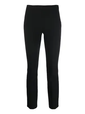 Vince Slim-fit Pull-on Trousers - Black