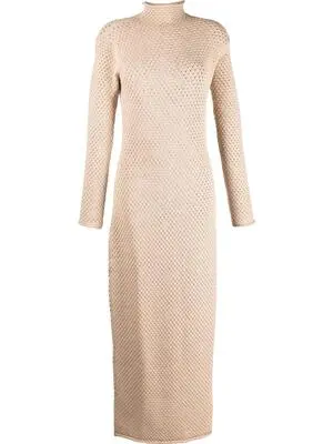 AERON Long Sleeve Maxi Jumper Dress - Neutrals