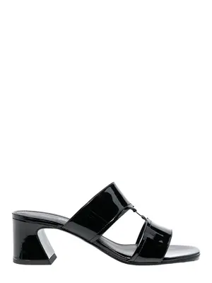 FERRAGAMO Double-Strap Sandals Black