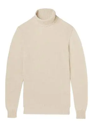 Loro Piana Baby Cashmere Rollneck Sweater - Neutrals
