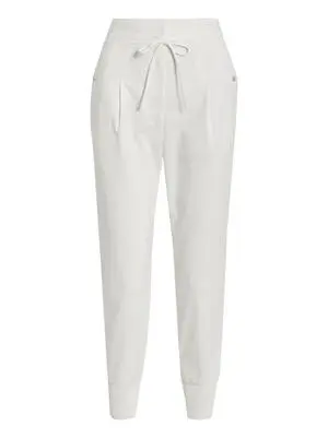 3.1 Phillip Lim Pleated Cotton-blend Poplin Track Pants - Off-white