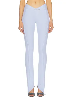 SAMI MIRO VINTAGE Asymmetric Pants - Blue Lace