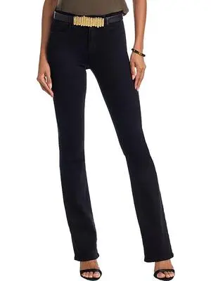 L'Agence Selma High-rise Bootcut Jeans - Noir