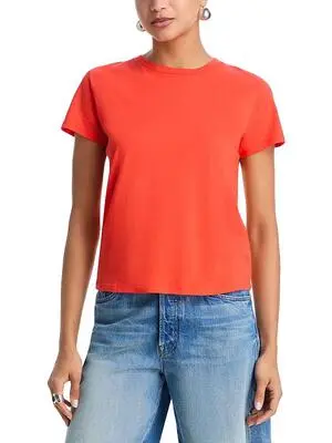 MOTHER Lil Goodie Goodie Tee - Mandarin Red