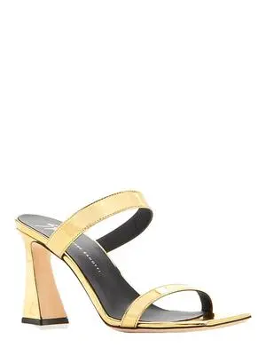 GIUSEPPE ZANOTTI High Heel Slide Sandals - Oro
