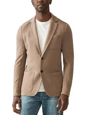 Faherty Brand Inlet Slim Fit Knit Blazer Walnut