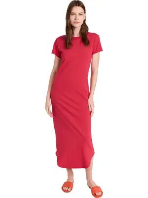 Frank & Eileen Perfect Tee Dress - Double Decker Red