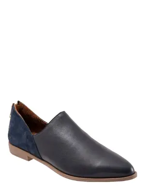 BUENO Bueno Beau Pointed Toe Loafer Navy