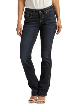 SILVER JEANS CO. Suki Slim Fit Bootcut Jeans - Indigo
