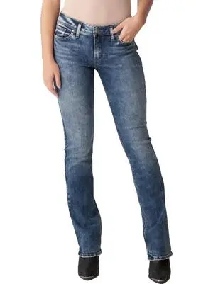 SILVER JEANS CO. Elyse Slim Bootcut Jeans - Indigo