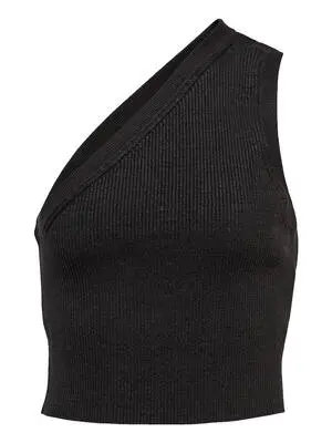 Jacquemus La Maille Ascu Cropped Top - Black