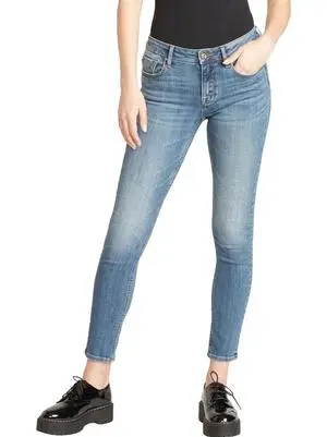 VIGOSS Jagger Ripped Skinny Jeans - Med Wash
