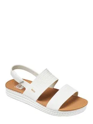 Reef Water Vista Slingback Sandal - White/ Tan
