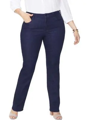 NYDJ NYDJ Marilyn Straight Leg Jeans Rinse