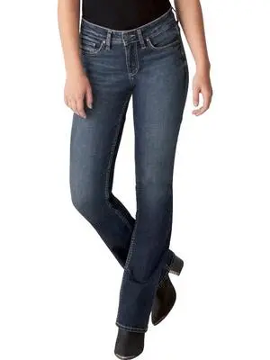 SILVER JEANS CO. Suki Slim Fit Bootcut Jeans - Indigo